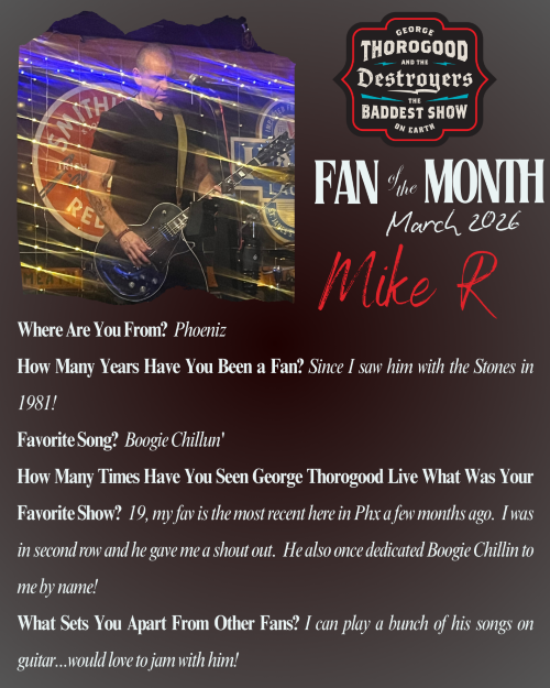 George Thorogood :: Official Artist Site